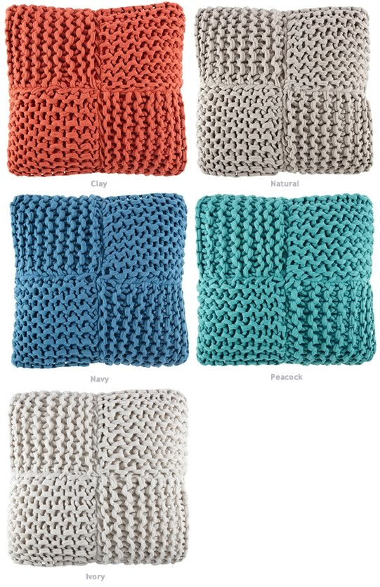 Braided Natural Cushion (50 x 50cm) by Kas – Cottonbox Pty Ltd