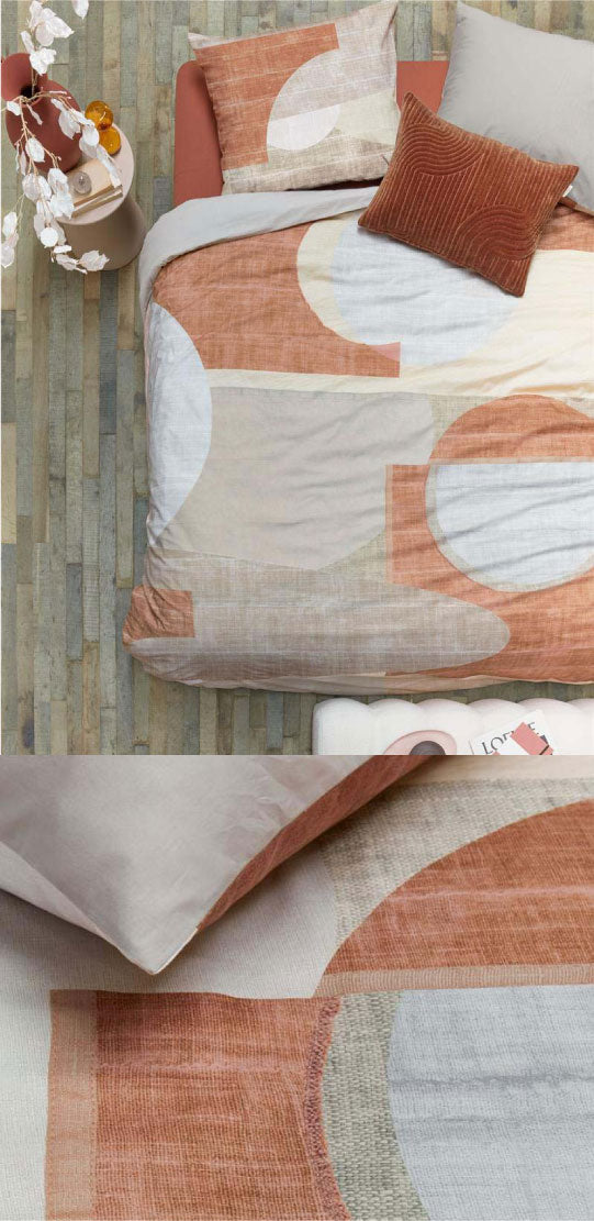 Pale Colouring Natural Quilt Cover Set by Bedding House – Cottonbox Pty Ltd